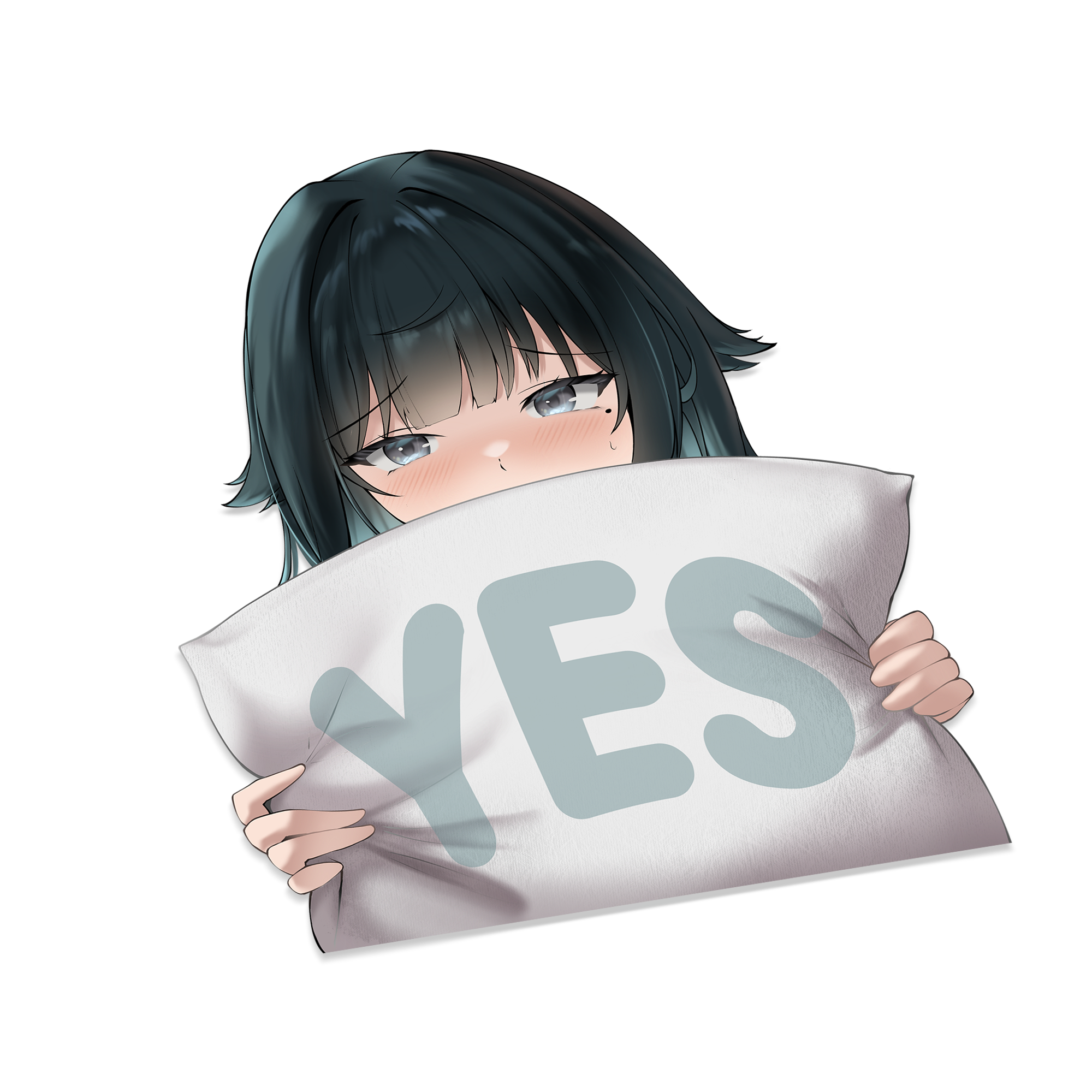 MAX ROMANCE FLOR "YES PILLOW" Sticker – FreshTango