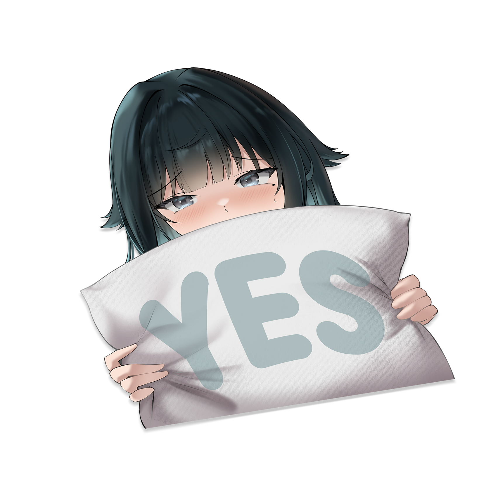 MAX ROMANCE FLOR "YES PILLOW" Sticker – FreshTango