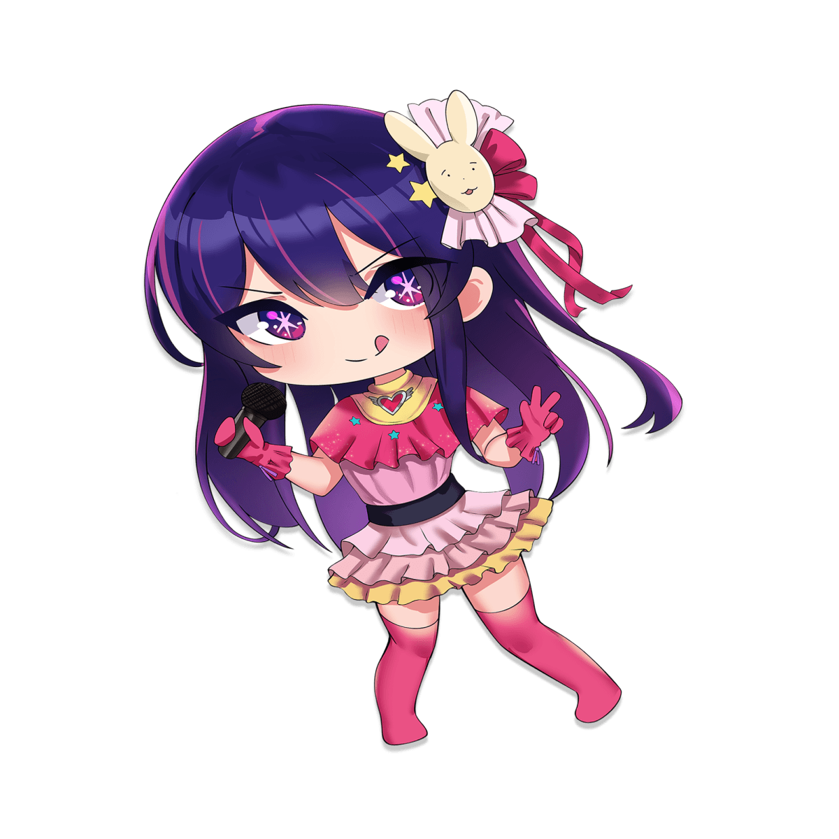 AI HOSHINO CHIBI Sticker – FreshTango