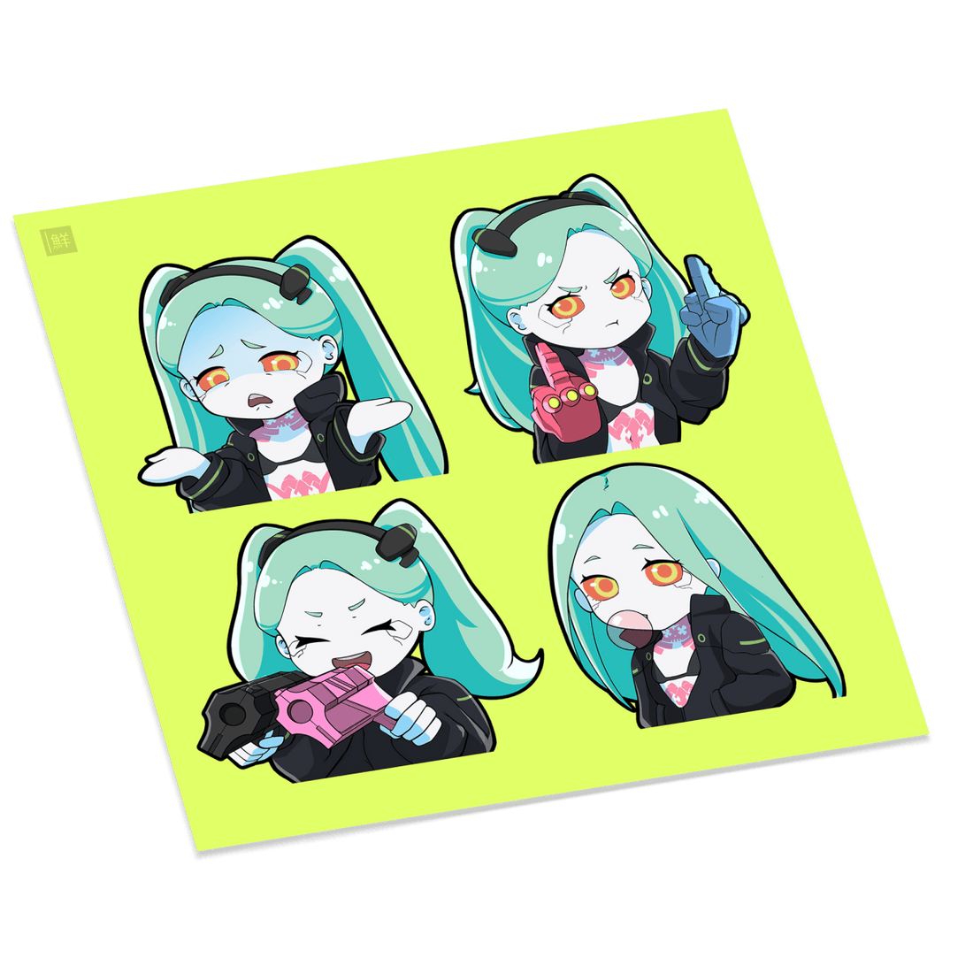 CHIBI REBECCA Sticker Sheet – FreshTango