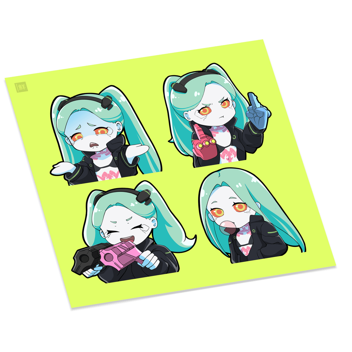 CHIBI REBECCA Sticker Sheet – FreshTango