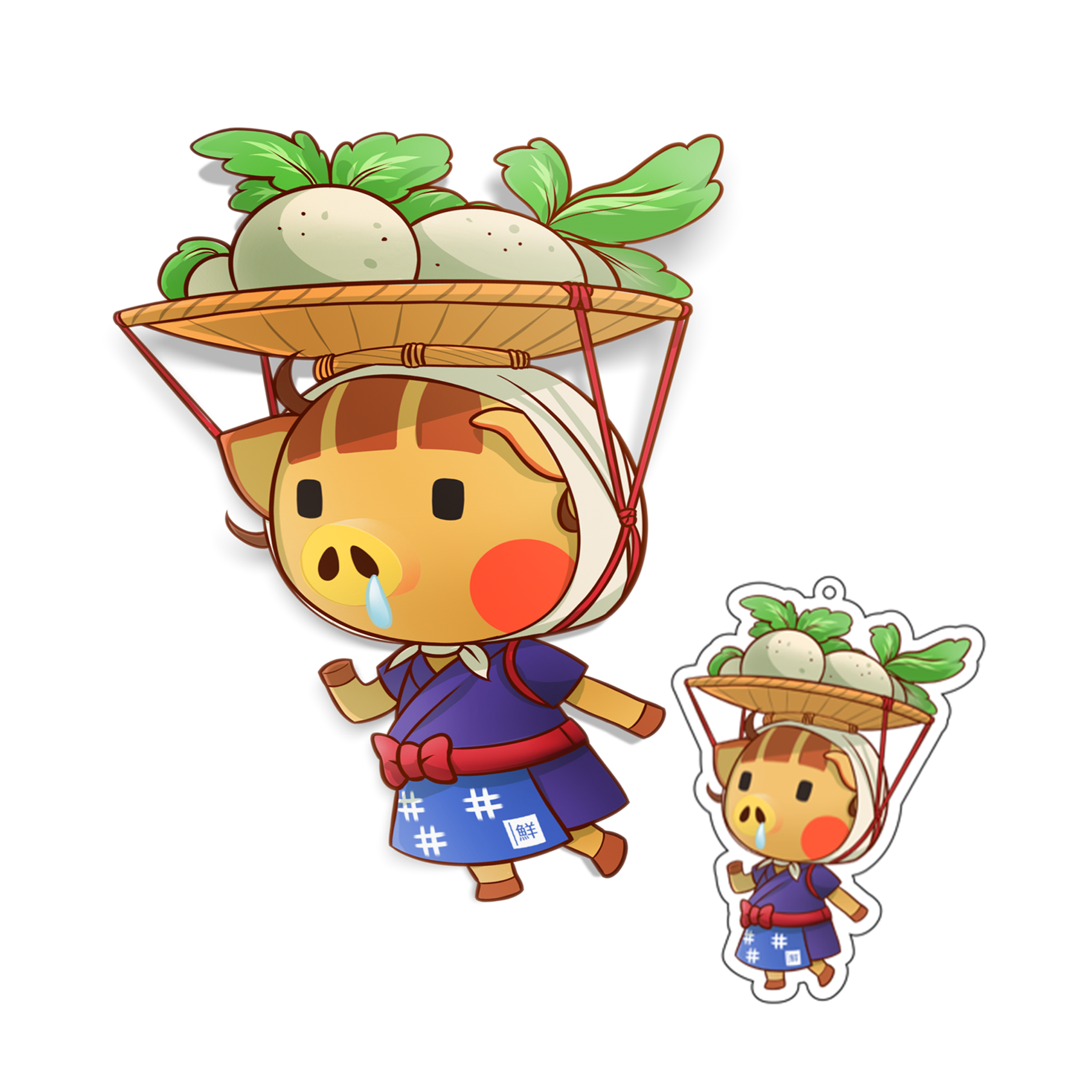 DAISY MAE Sticker/Keychain – FreshTango