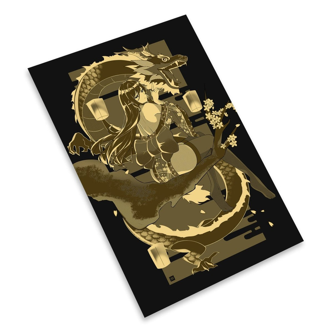DRAGON MAIDEN FLOR Print – FreshTango