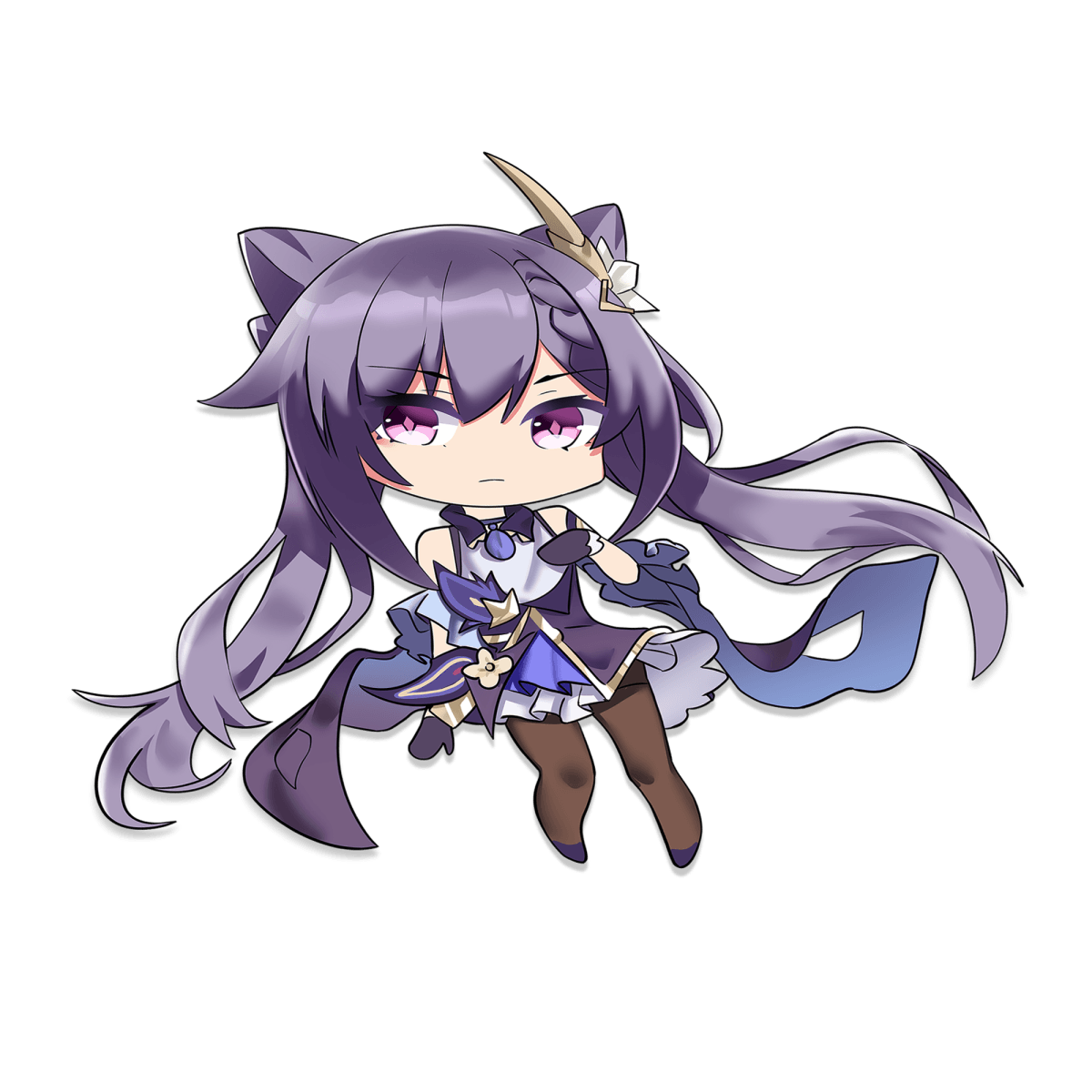 KEQING CHIBI Sticker – FreshTango