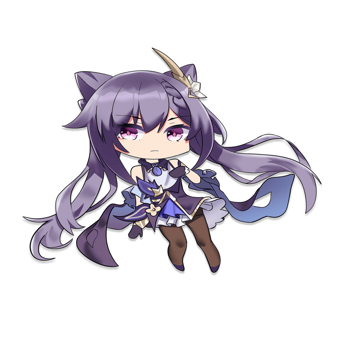 KEQING CHIBI Sticker – FreshTango