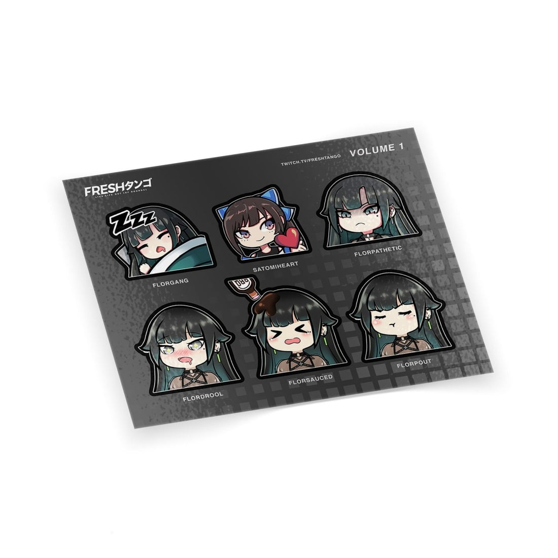 OC EMOTES VOL .2 Mini-Sticker Pack – FreshTango