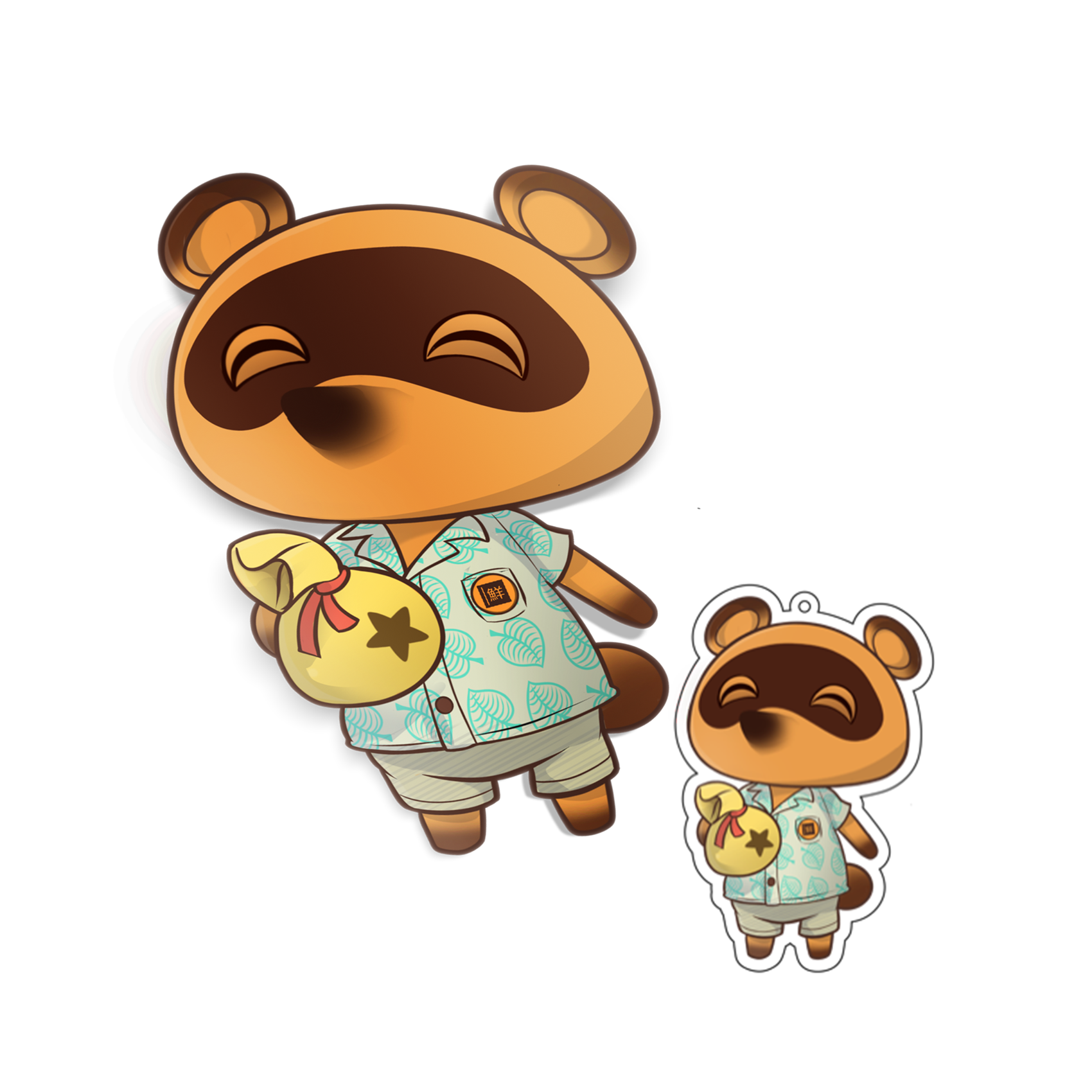 TOM NOOK Acrylic Keychain – FreshTango