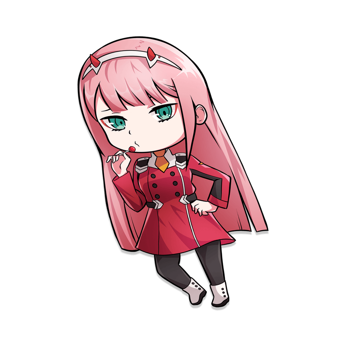 ZERO TWO CHIBI Sticker – FreshTango